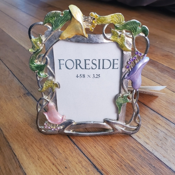 Foreside Home & Garden | Accents | Foreside Floral Metal Picture Frame ...